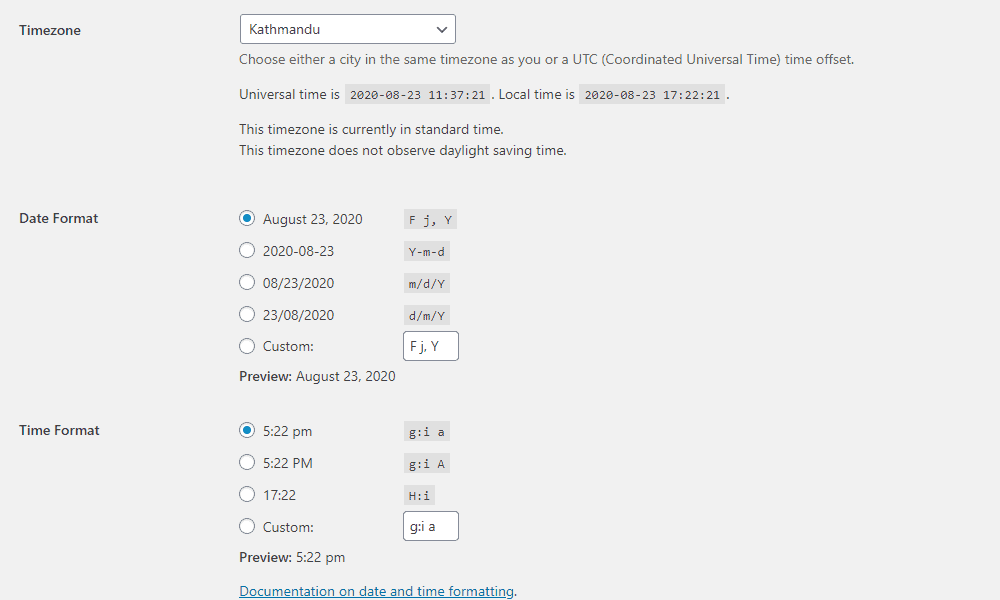 How To Change Date And Time Format In WordPress 
